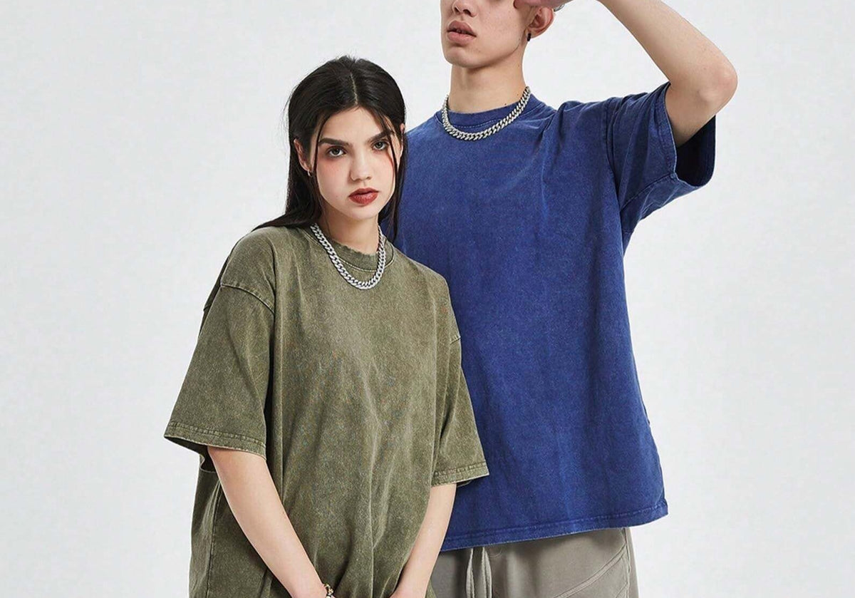 Oversize Stone washed T-Shirts 240 GSM – Mark Morphy