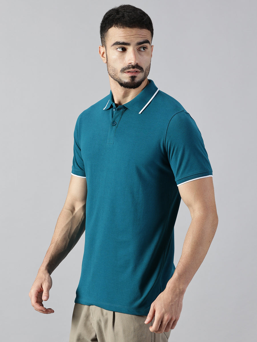 Everyday Teal Blue Polo T-Shirt – Mark Morphy
